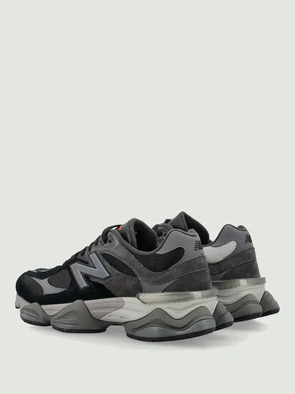 NEW BALANCE 9060 Suede And Mesh Low Top Sneakers - Black