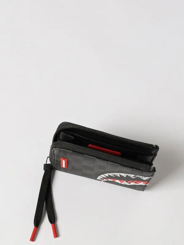 SPRAYGROUND Unfinished Shark Saffiano Synthetic Leather Wallet