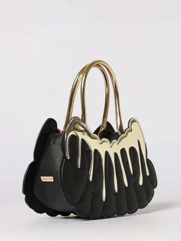 SPRAYGROUND Gold & Dangerous Saffiano Synthetic Leather Bag
