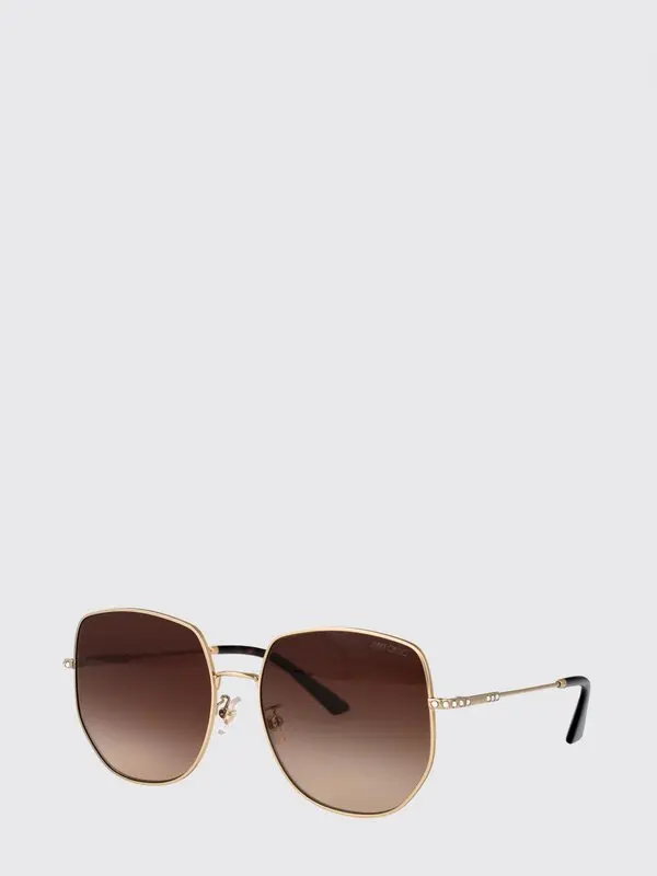 JIMMY CHOO Oversized Square Frame Sunglasses - Brown
