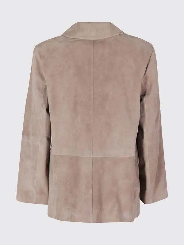Max Mara Anfora Single-breasted Suede Blazer