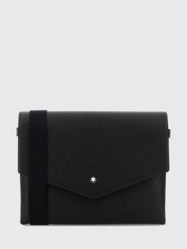 Montblanc Companion Grained Leather Document Bag With Removable Shoulder Strap