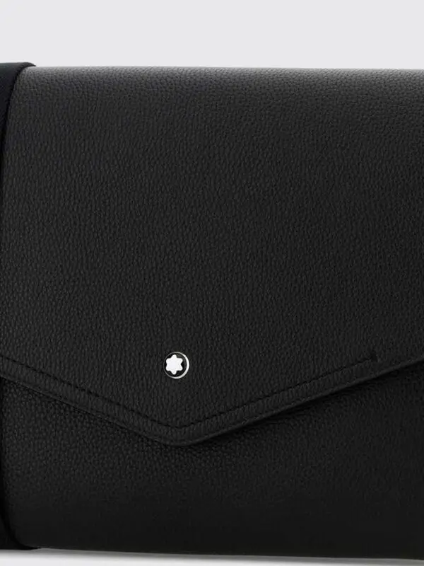 Montblanc Companion Grained Leather Document Bag With Removable Shoulder Strap