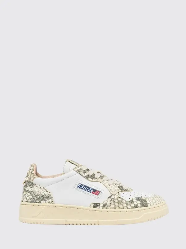 AUTRY Medalist Low Sneakers In Python Print Leather