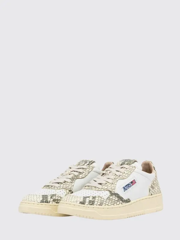 AUTRY Medalist Low Sneakers In Python Print Leather