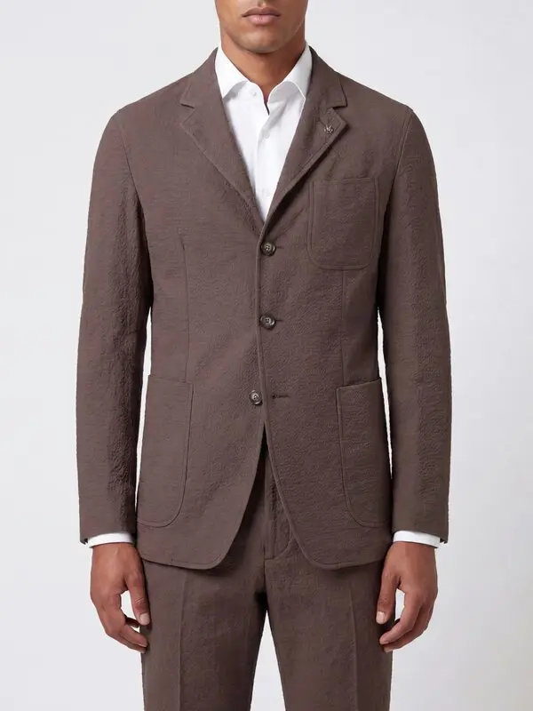 Tagliatore Single-breasted Stretch-cotton Blazer With Patch Pockets