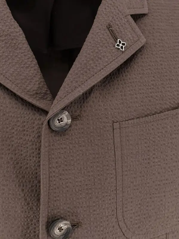 Tagliatore Single-breasted Stretch-cotton Blazer With Patch Pockets