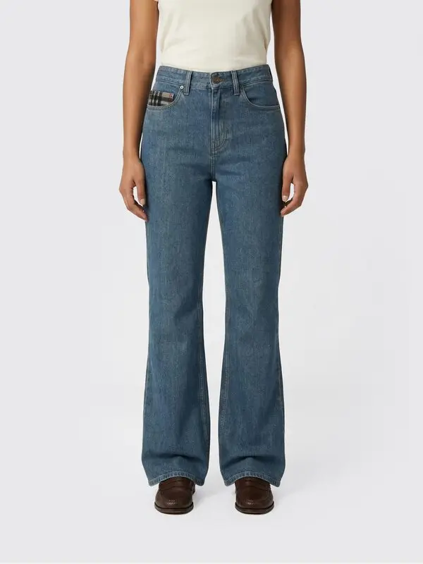 Burberry Flared Stretch Denim Jeans