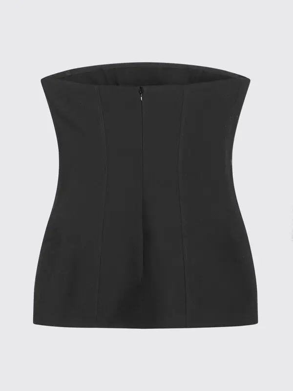 TOTEME Wool And Silk Top - Black