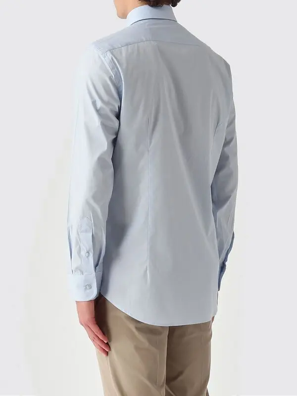 Etro Classic Stretch Cotton Shirt - Sky Blue
