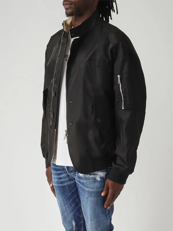 Dsquared2 Technical Fabric Bomber Jacket