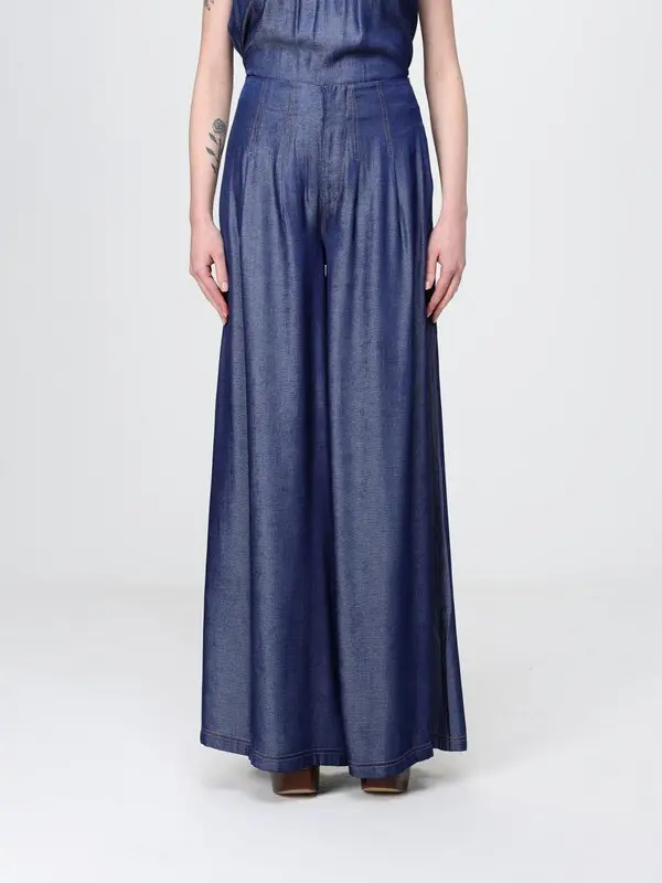 Liu Jo Chambray Palazzo Trousers