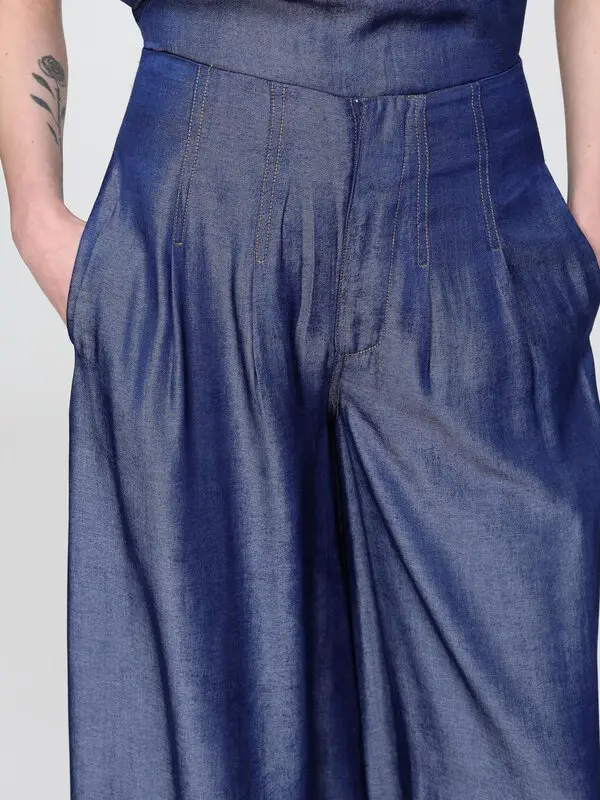 Liu Jo Chambray Palazzo Trousers