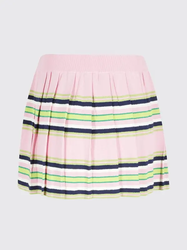 Casablanca Striped Viscose Blend Mini Skirt