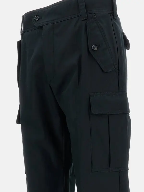 Alexander McQueen Cotton Cargo Trousers