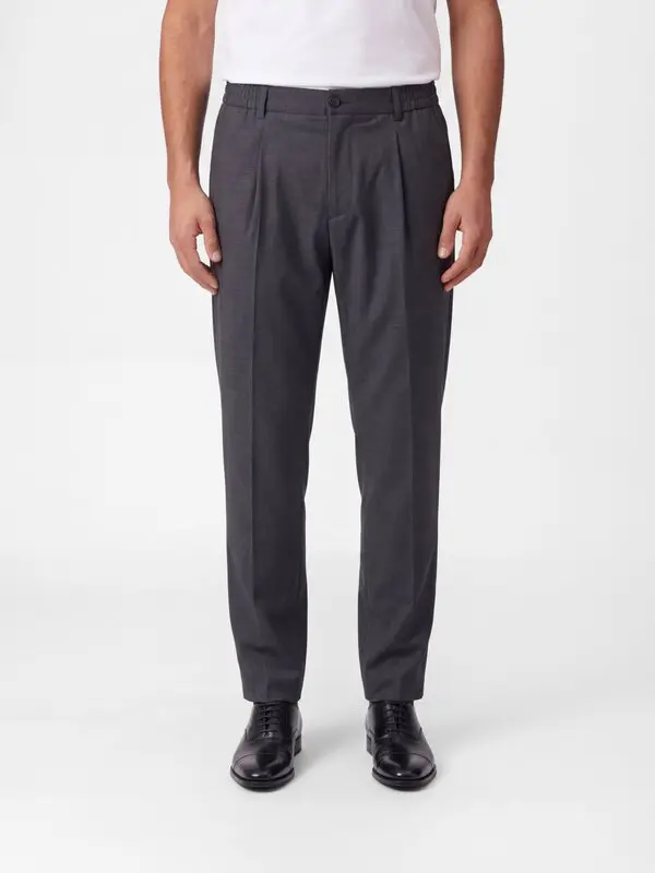 BRIGLIA 1949 Virgin Wool Portobello Trousers - Grey