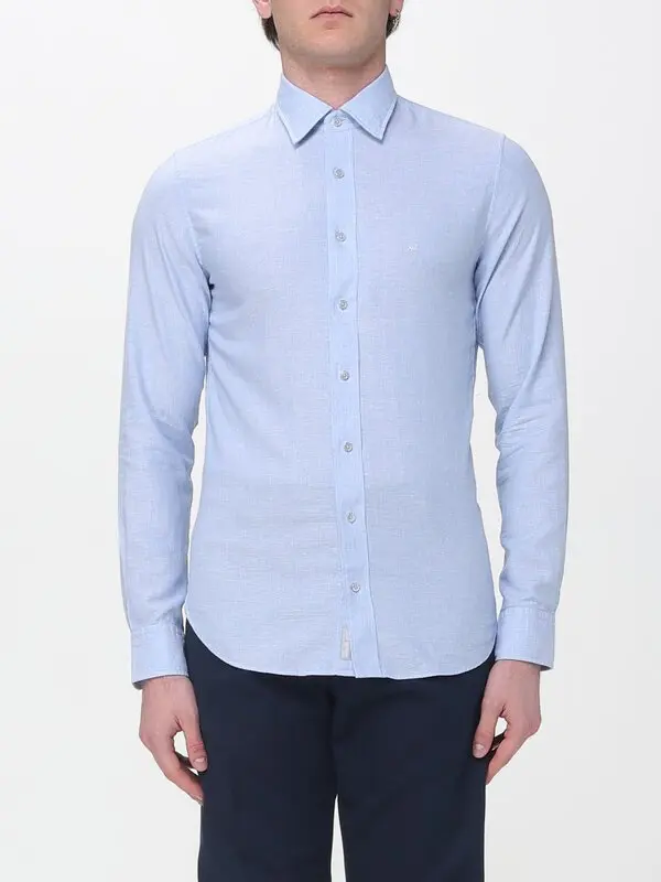 Michael Kors Classic Silk And Linen Shirt