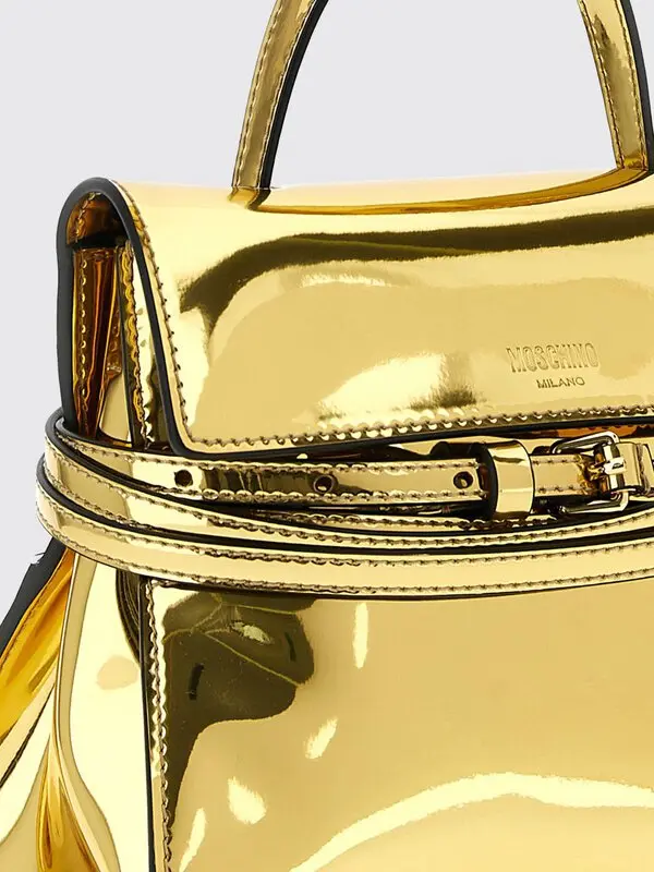 Moschino Tie Me Patent Leather Bag