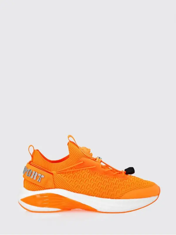 PLEIN SPORT Crochet Knit Sneakers - Orange