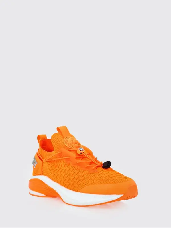 PLEIN SPORT Crochet Knit Sneakers - Orange