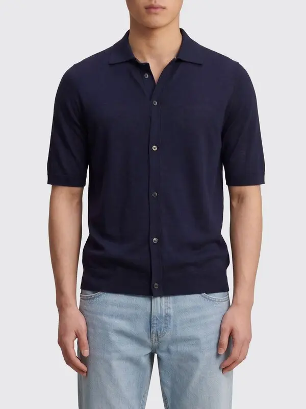 BALLANTYNE Knitted Polo Shirt