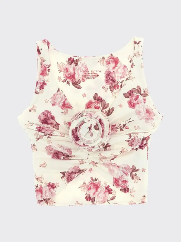 Magda Butrym Floral Print Jersey Top