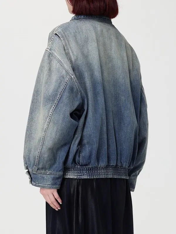 MAISON MARGIELA Cotton Denim Bomber Jacket