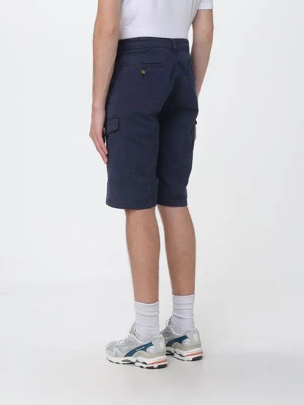 BLAUER. Stretch Cotton Cargo Shorts