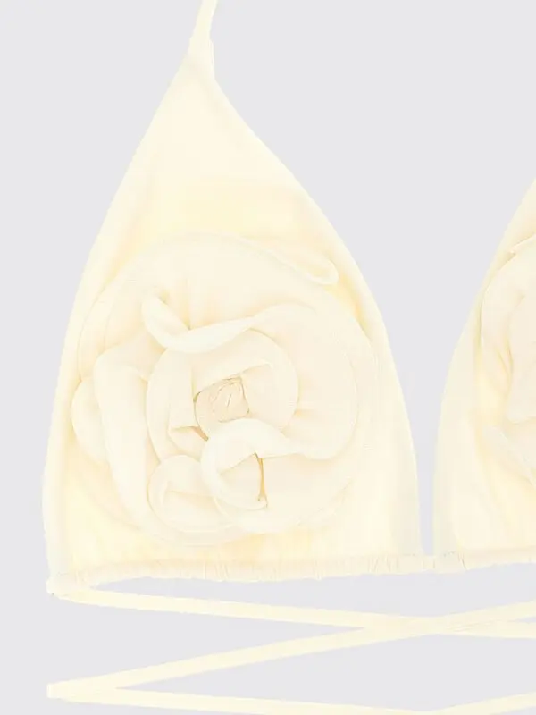 Magda Butrym Bikini Top With Flower Detail