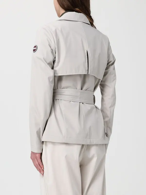 COLMAR Double-breasted Stretch Polyester Trench Coat
