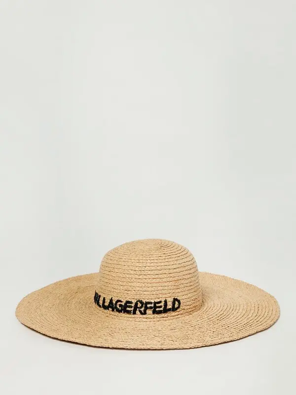 Karl Lagerfeld Straw Sun Hat