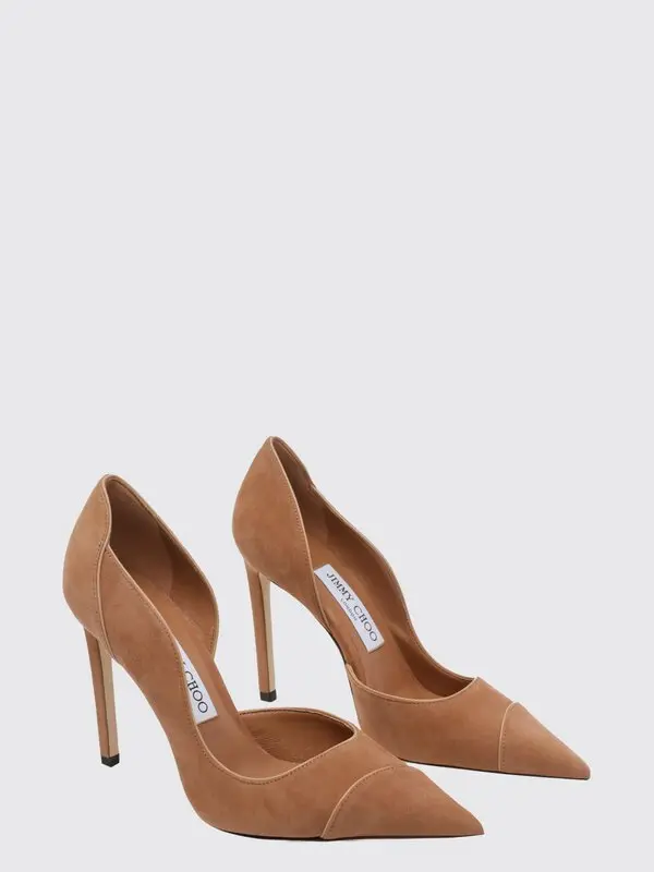 JIMMY CHOO Brigitte Suede Pumps - Brown