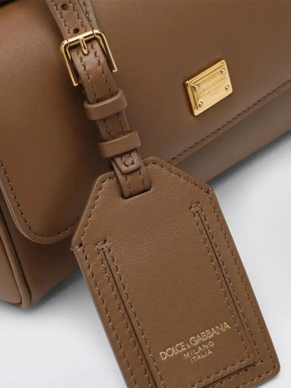 Dolce & Gabbana Top Handle Bag With Shoulder Strap - Brown