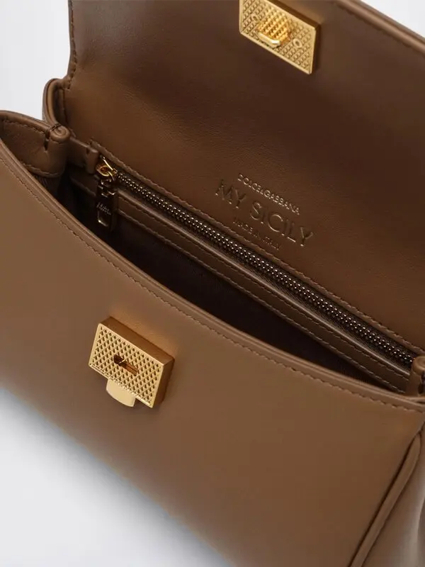 Dolce & Gabbana Top Handle Bag With Shoulder Strap - Brown