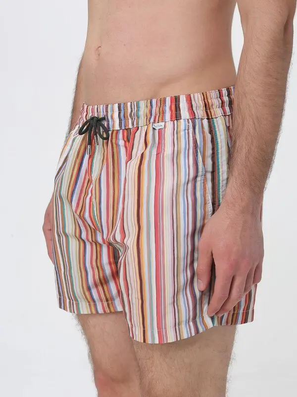Paul Smith Striped Polyester Swimsuit