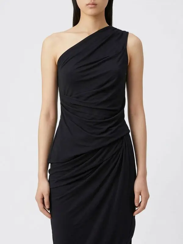 ENTIRE STUDIOS Stretch Cotton One-shoulder Top