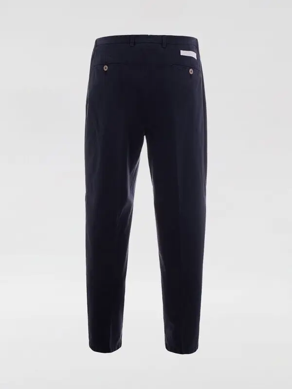 BRIGLIA 1949 Poplin Portobello Trousers - Blue