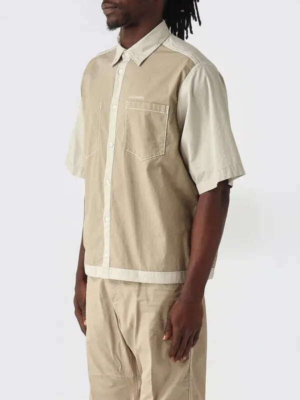 Dsquared2 Stretch Cotton Shirt