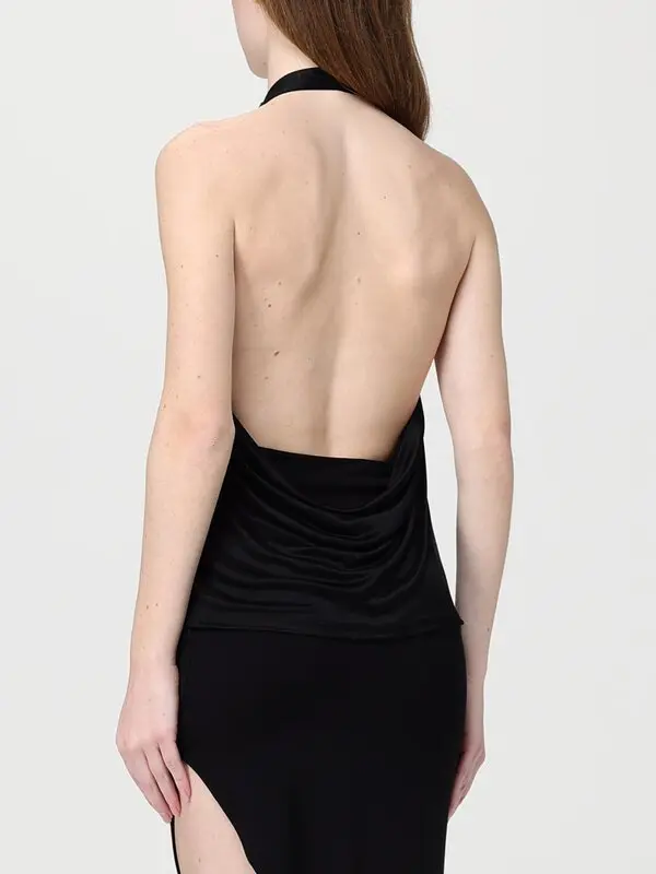 Elisabetta Franchi Jersey Top - Black