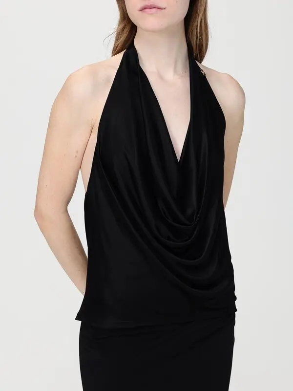 Elisabetta Franchi Jersey Top - Black