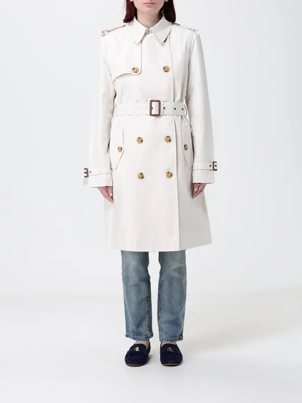 Ralph Lauren Double-breasted Cotton Blend Trench Coat
