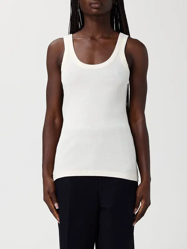 LEMAIRE Off-the-shoulder Cotton Top - Cream