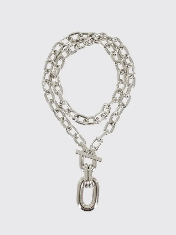 Rabanne Jewel Colour Necklace - Silver