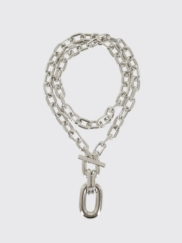 Rabanne Jewel Colour Necklace - Silver
