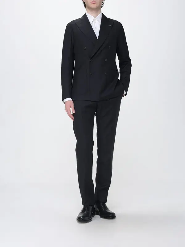 Tagliatore Virgin Wool Double-breasted Dress - Black