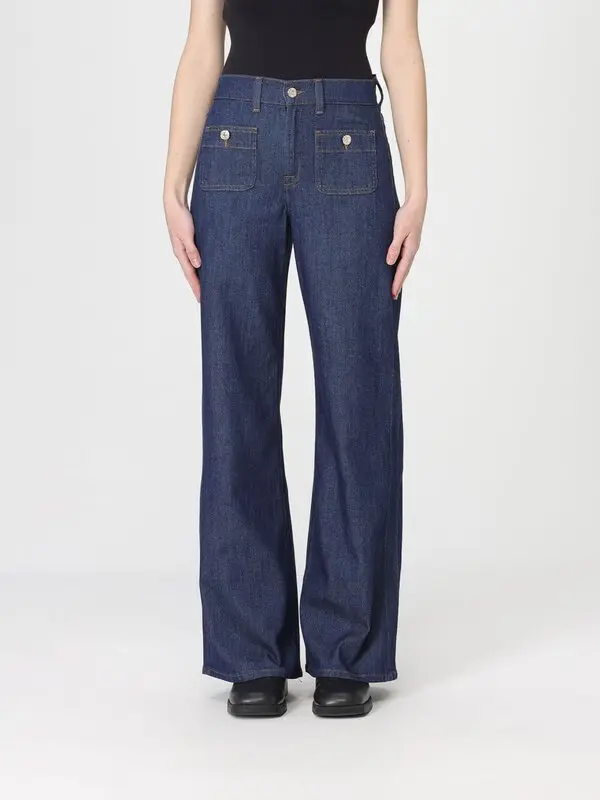 7 For All Mankind Wide Leg Stretch Jeans
