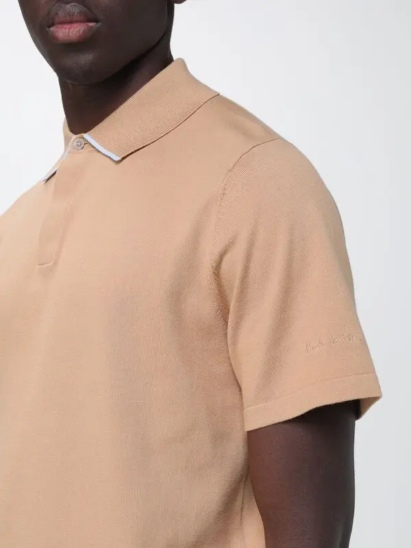 Paul Smith Organic Cotton Polo Shirt - Beige