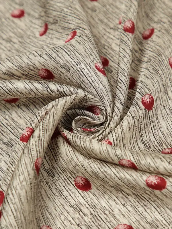 Max Mara Printed Silk Foulard - Beige