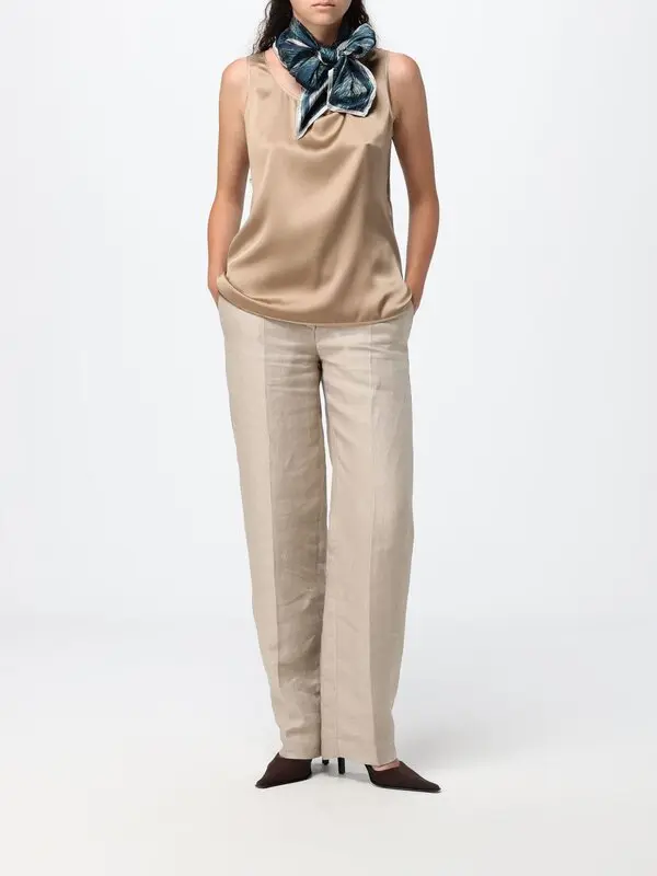 Max Mara Printed Silk Foulard - Lead