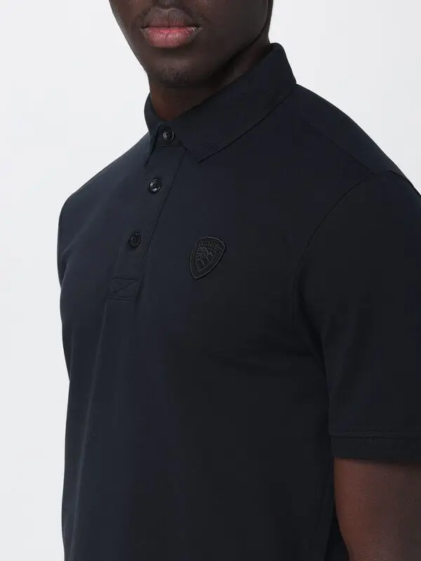BLAUER. Cotton Polo Shirt
